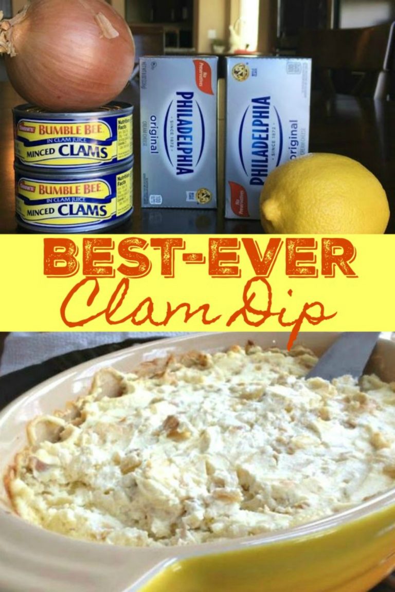 Best-Ever Clam Dip (4 Ingredients) - Sweet Little Bluebird