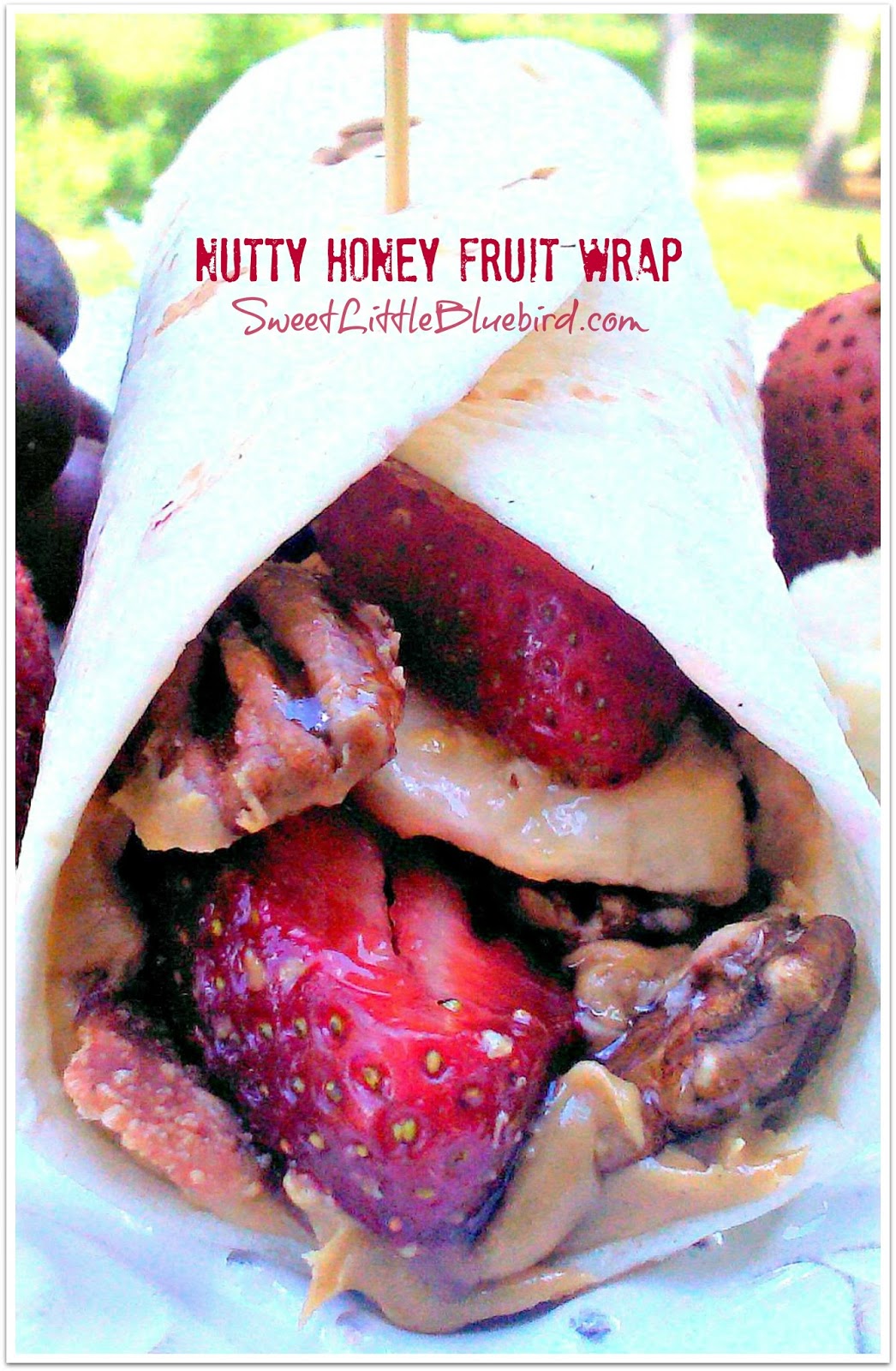 Nutty Honey Fruit Wrap - Best Ever - Sweet Little Bluebird