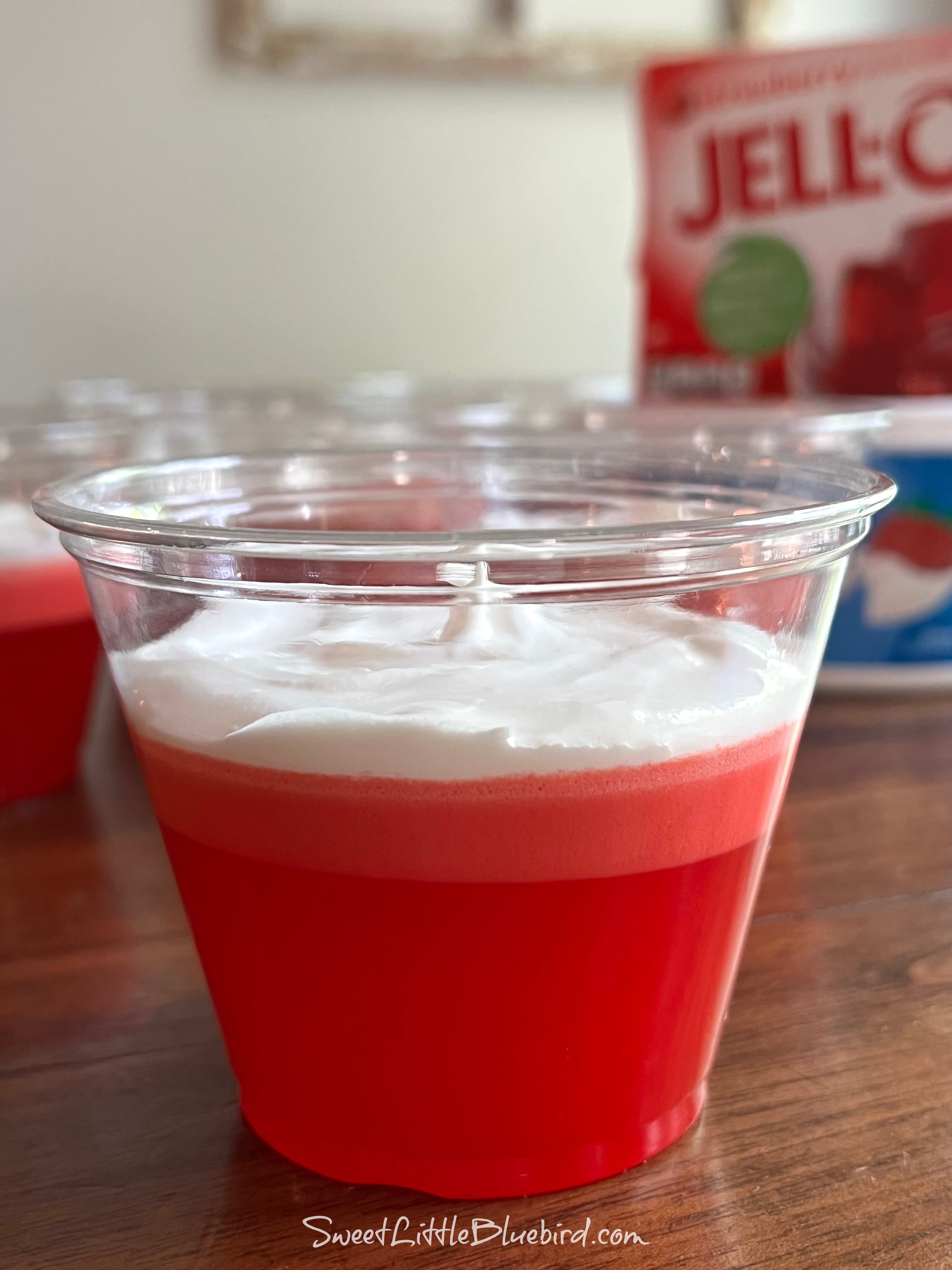 Copycat Jello 1-2-3 Layered Dessert (Easy) - Sweet Little Bluebird