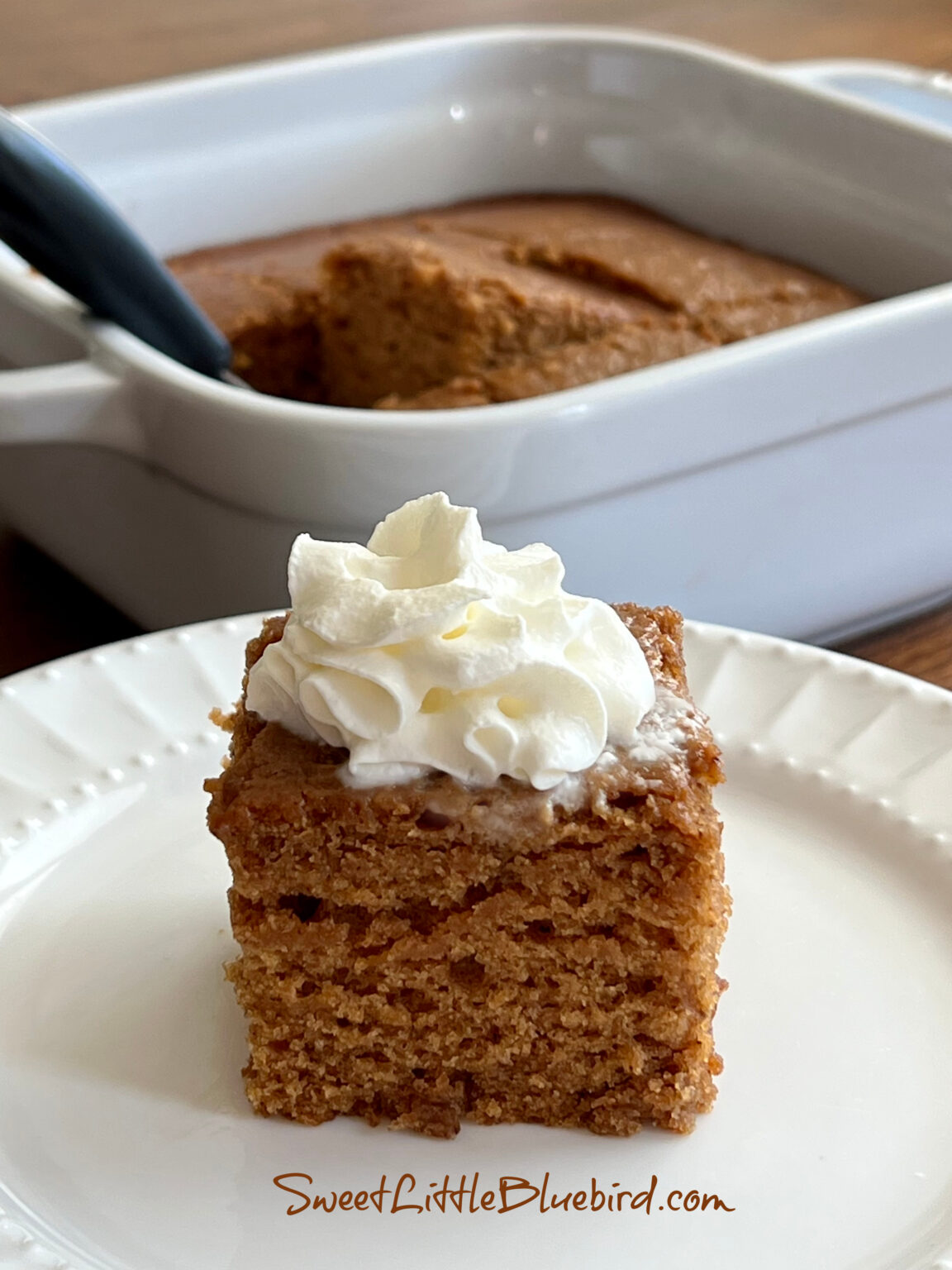 Gingerbread Crazy Cake (No Eggs, No Milk, No Butter!) - Sweet Little ...