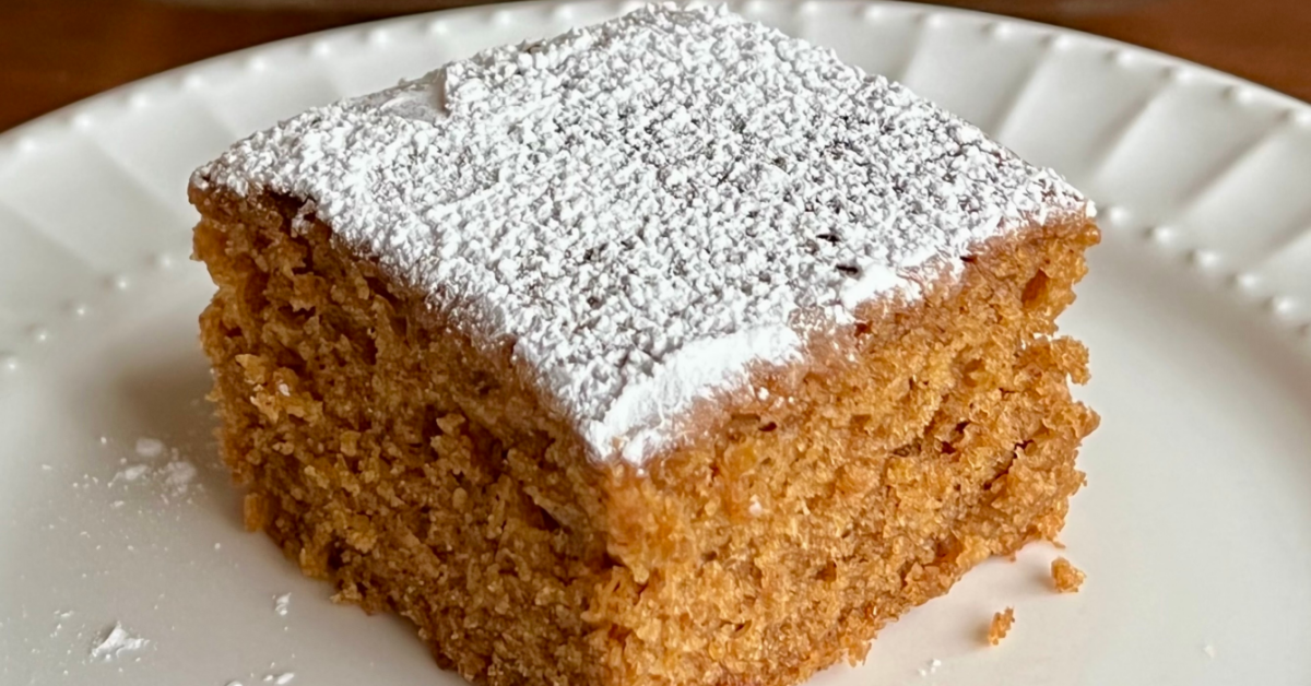 Gingerbread Crazy Cake (No Eggs, No Milk, No Butter!) - Sweet Little ...