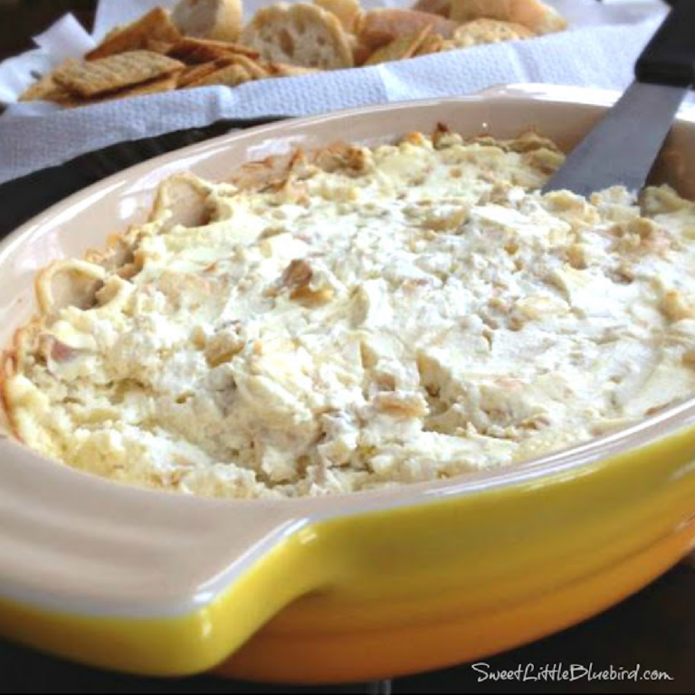 The Best Baked Hot Clam Dip (4 Ingredients) - Sweet Little Bluebird