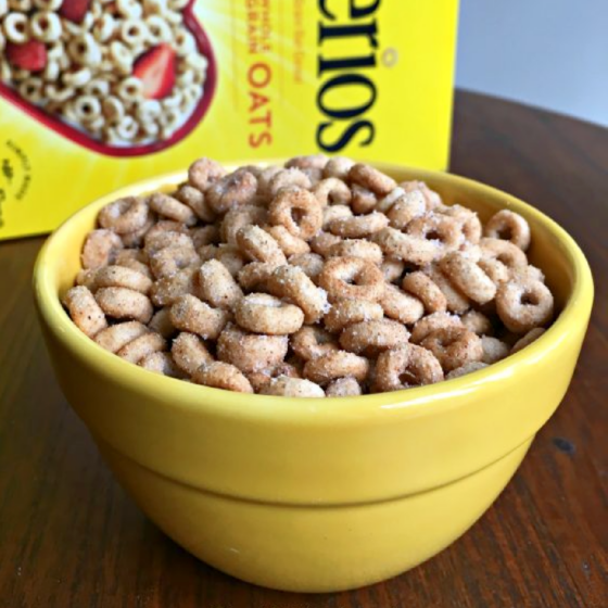 Mini Doughnut Hot Buttered Cheerios - Sweet Little Bluebird