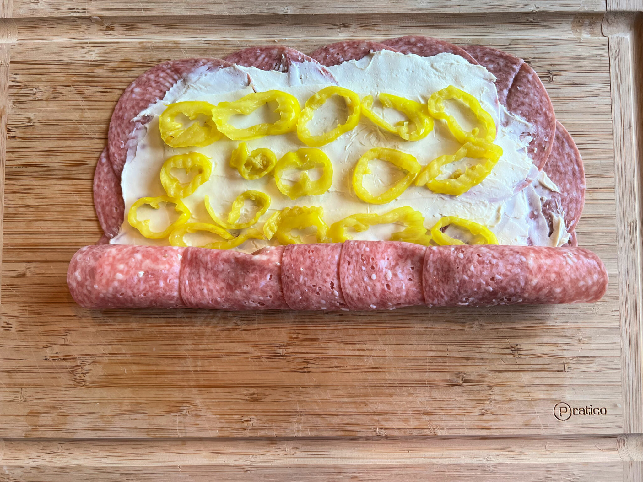 Salami Cream Cheese Roll Ups (Easy) - Sweet Little Bluebird