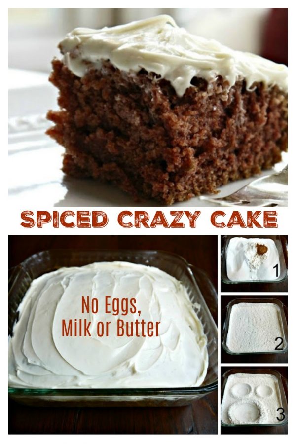 Crazy Cakes (No Eggs, Milk Or Butter) - Sweet Little Bluebird