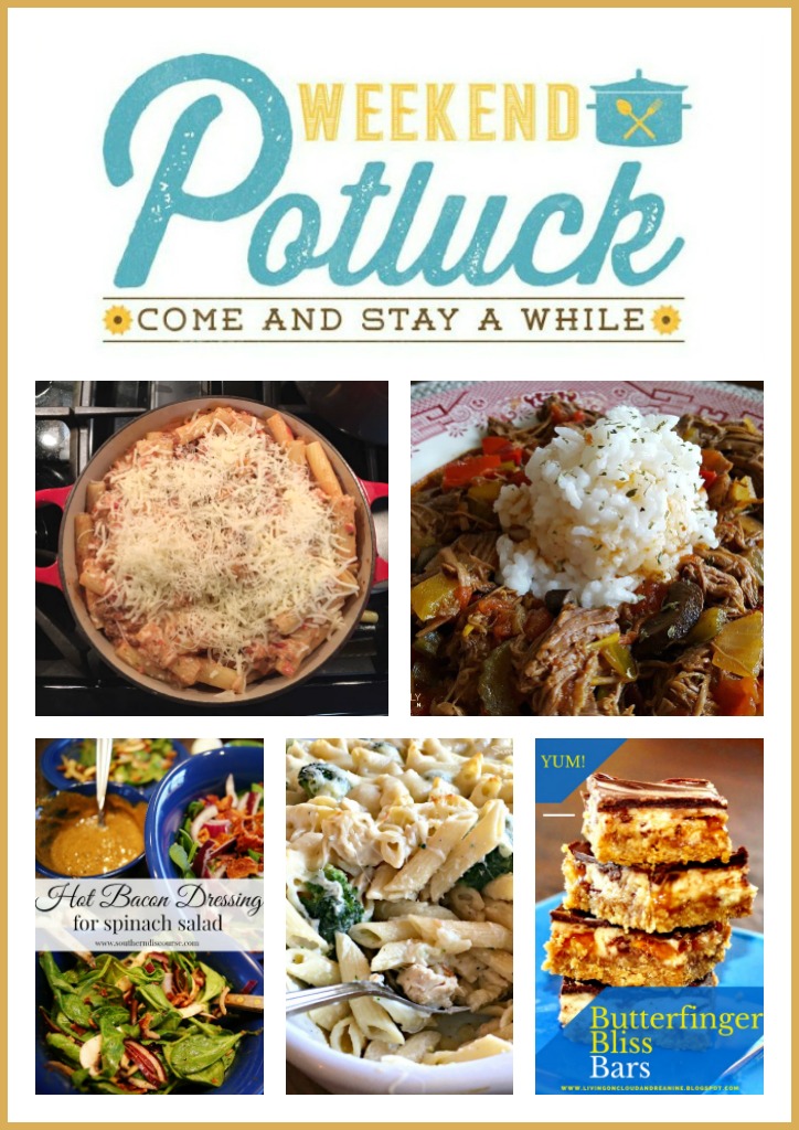 Poverty Casserole - Weekend Potluck 319 - Sweet Little Bluebird