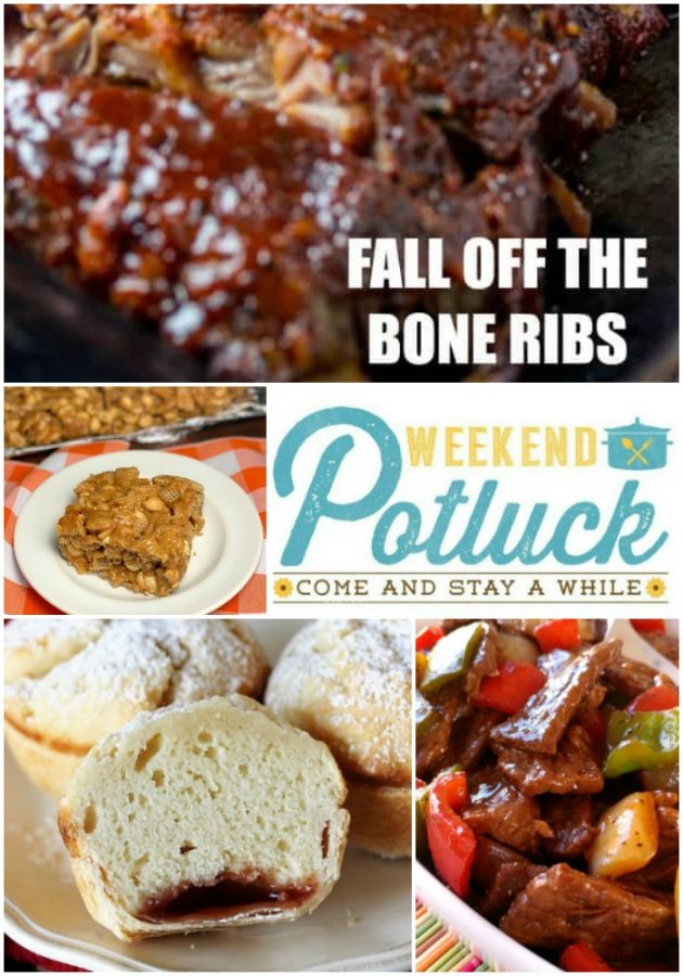 Fall Off The Bone Ribs - Weekend Potluck 375 - Sweet Little Bluebird