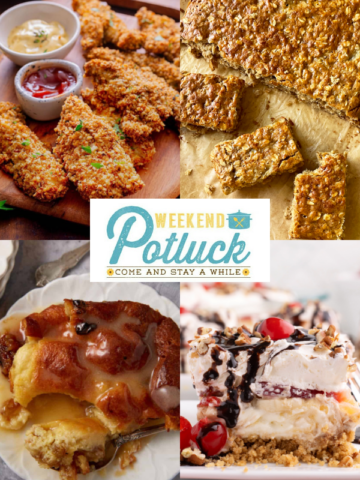 Farmhouse Pineapple Casserole - Weekend Potluck 526 - Sweet Little Bluebird