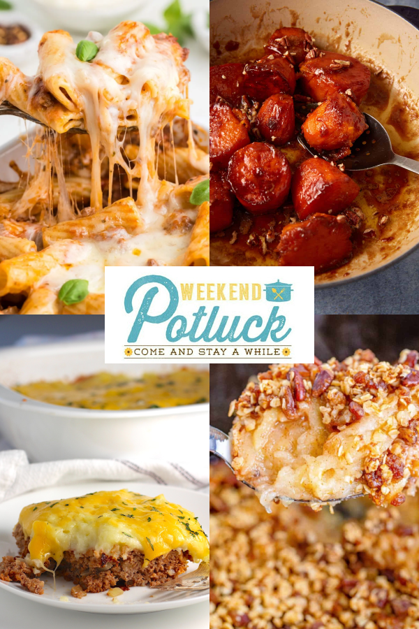 Meatloaf Casserole - Weekend Potluck 648 - Sweet Little Bluebird
