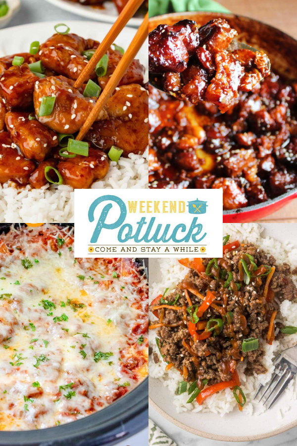 Crispy Honey Sesame Chicken - Weekend Potluck - Sweet Little Bluebird