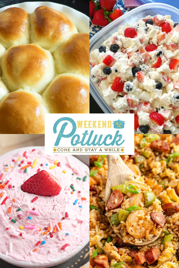 Hawaiian Dinner Rolls — Weekend Potluck 736 - Sweet Little Bluebird
