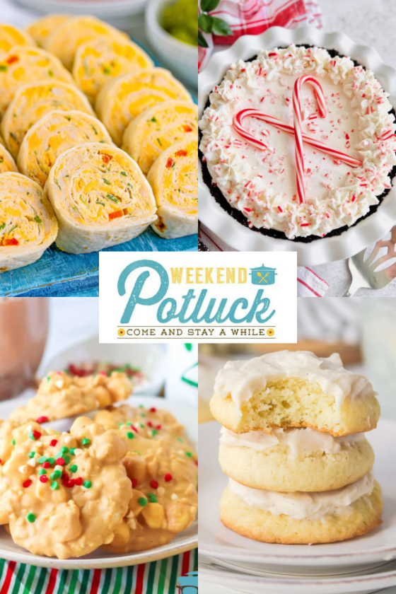 Mexican Pinwheels - Weekend Potluck 561 - Sweet Little Bluebird