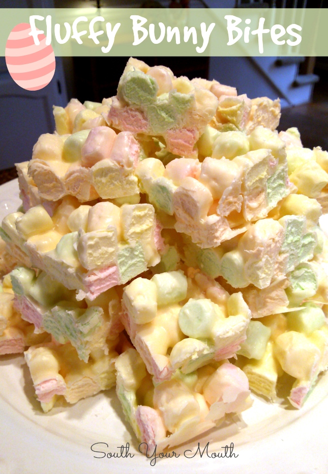 Fluffy Bunny Bites - Weekend Potluck 164 - Sweet Little Bluebird